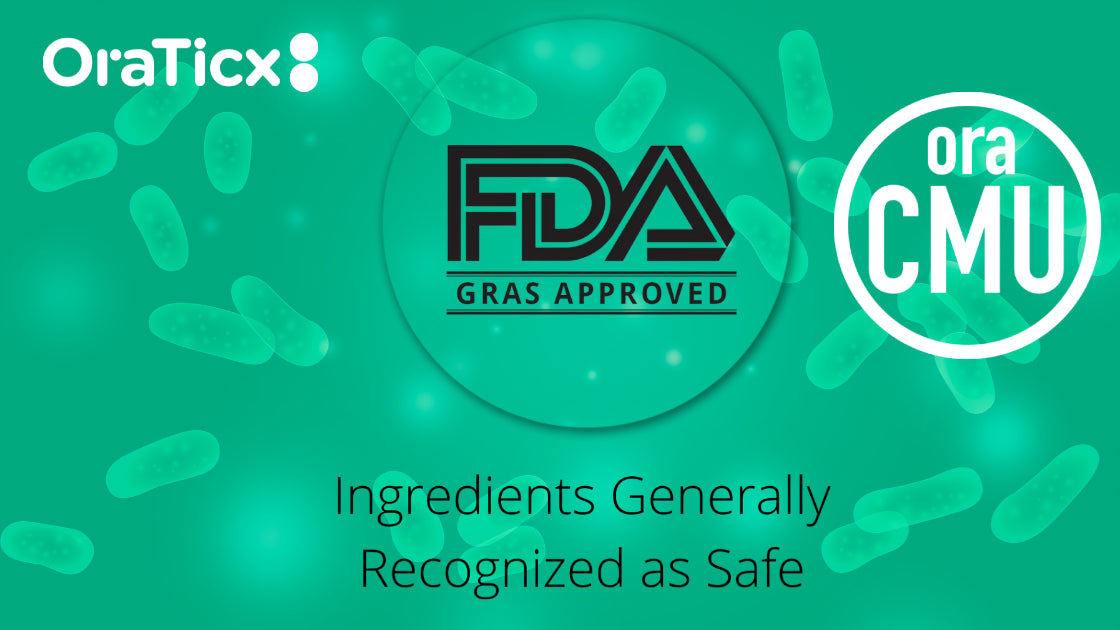 OraTicx's Flagship Oral Probiotic Strain oraCMU Receives FDA GRAS Appr